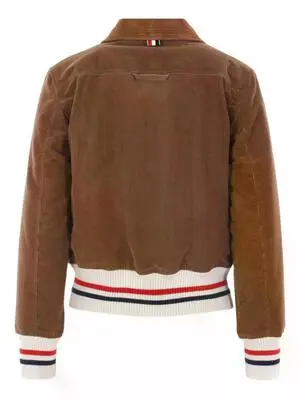 Thom Browne Corduroy Ribbed-trim Jacket