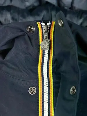 K-WAY Hooded Logo-patch Jacket