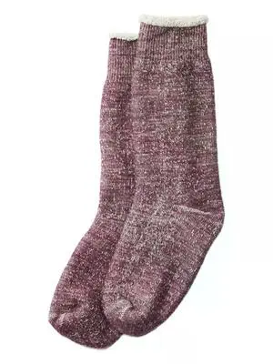 ROTOTO Double-face Crew Socks - Red