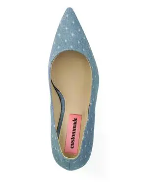 CUSTOMMADE Aljo Denim Pumps - Blue