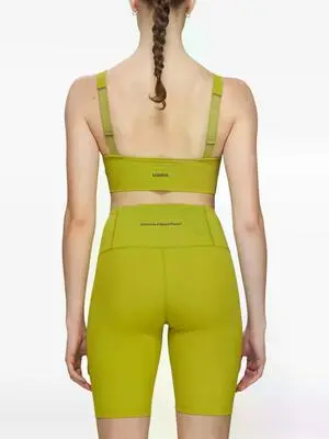 UNNA Logo-print Bra - Green