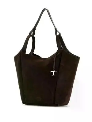 TOD'S Suede T Timeless Tote Bag