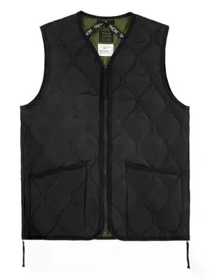 Taion Diamond Quilted V-neck Gilet
