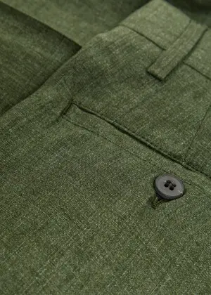 Sunspel Tapered-leg Linen Trousers