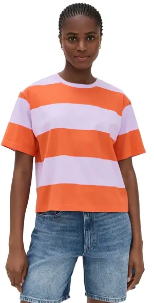 Le Bop Striped T-shirts For Women