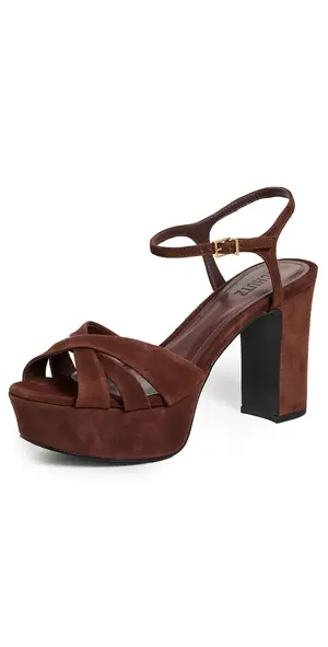 Mid Heel Platform Sandals