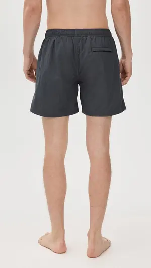AUTO-REPLY Solid Sebastian Swim Trunks - Granite