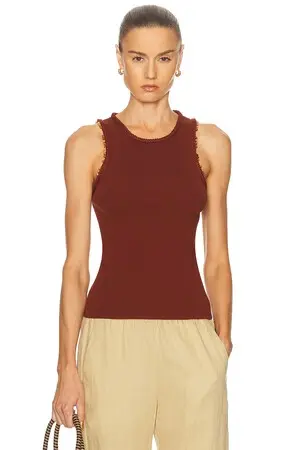 A.L.C. Nelly Knit Top - Deep Sequoia