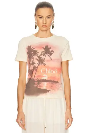 Chloé Sunset Cotton Tee