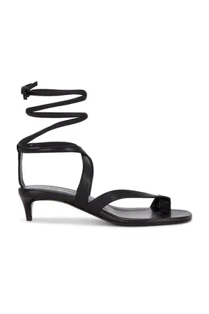 Khaite Aimee Strappy Sandal - Black