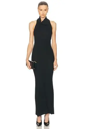 Brandon Maxwell India Halter Dress