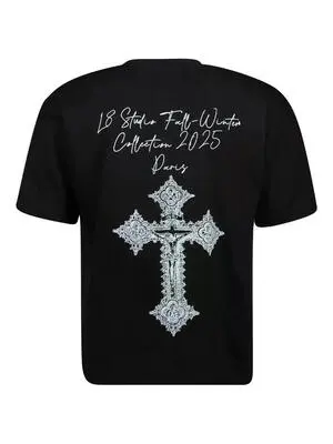 L8 STUDIO Cathédrale Printed T-shirt - Black