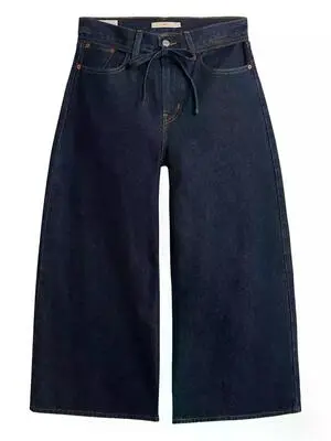 LEVI'S Tie-waist Cropped Wide-leg Jeans