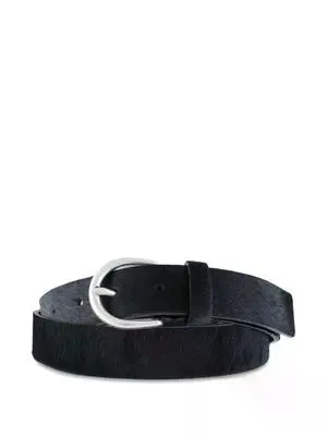 MOLEBO Pony Hair Belt - Black