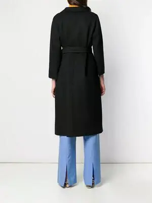 Max Mara Wool Duster Coat - Black