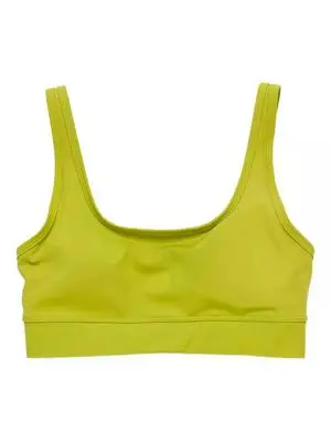 UNNA Logo-print Bra - Green