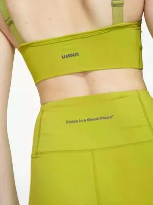 UNNA Logo-print Bra - Green