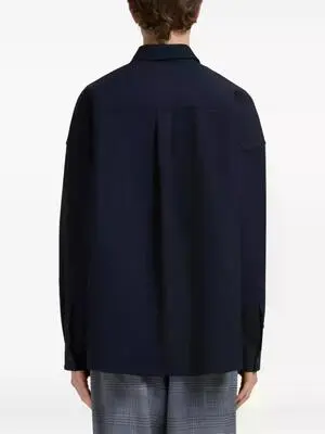 Marni Contrast-sleeve Button-up Shirt