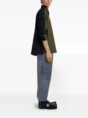 Marni Contrast-sleeve Button-up Shirt