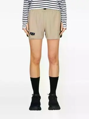 UNNA Logo-patch Shorts