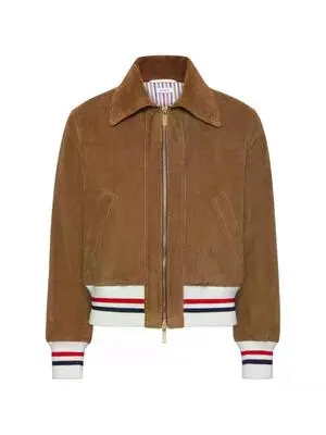 Thom Browne Corduroy Zip-up Jacket - Brown