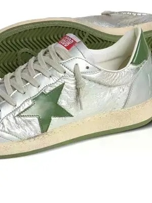 GOLDEN GOOSE Ball Star Sneakers - Silver