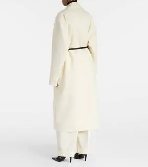 Sportmax Abate Virgin Wool Wrap Coat