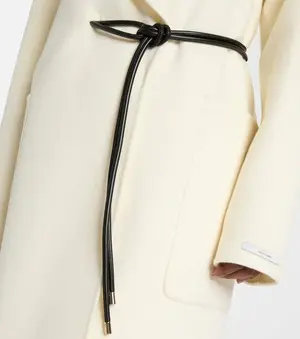 Sportmax Abate Virgin Wool Wrap Coat