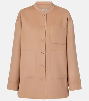 Max Mara Costanza Virgin Wool Jacket - Brown