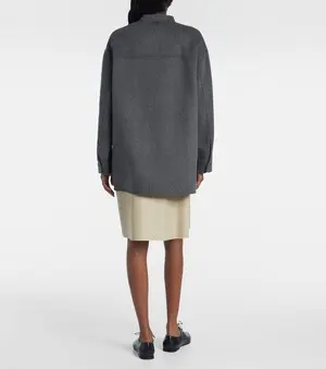 Max Mara Costanza Virgin Wool Jacket - Grey