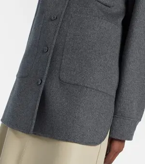 Max Mara Costanza Virgin Wool Jacket - Grey