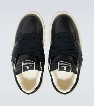 Rick Owens X Converse Leather Sneakers