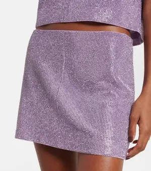 SELF-PORTRAIT Chainmail Mini Skirt