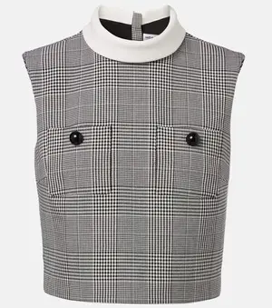 SELF-PORTRAIT Prince Of Wales Check Top