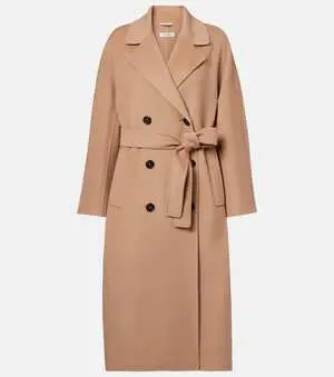 Max Mara Paul Double-breasted Virgin Wool Coat - Beige