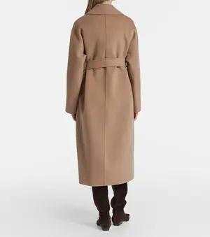 Max Mara Paul Double-breasted Virgin Wool Coat - Beige