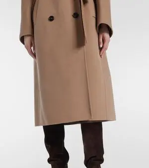 Max Mara Paul Double-breasted Virgin Wool Coat - Beige