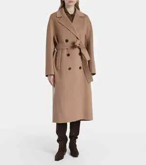 Max Mara Paul Double-breasted Virgin Wool Coat - Beige