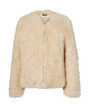 TOM FORD Shearling Jacket White