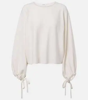 Max Mara Frais Virgin Wool Sweater - White