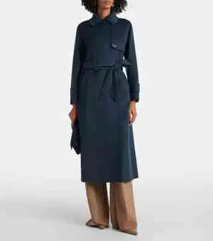Max Mara Belted Virgin Wool Coat