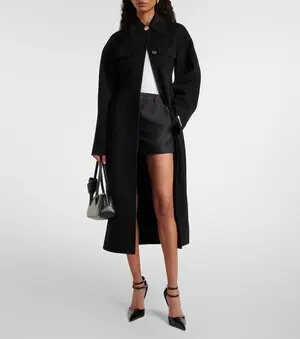 Sportmax Olio Virgin Wool Coat - Black