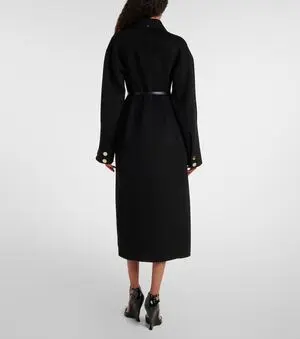 Sportmax Olio Virgin Wool Coat - Black