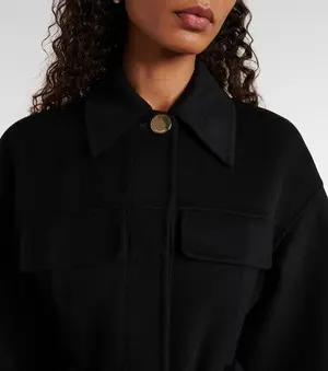 Sportmax Olio Virgin Wool Coat - Black
