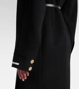 Sportmax Olio Virgin Wool Coat - Black