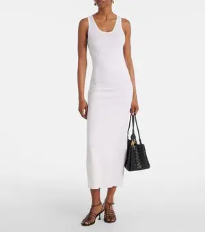 Max Mara Wool Maxi Dress - White