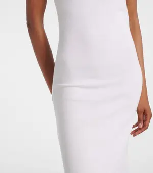 Max Mara Wool Maxi Dress - White