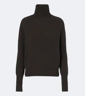 Victoria Beckham Victoria Beckham Wool Turtleneck Sweater Green