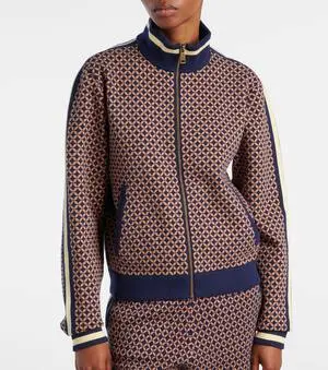 The Upside Crossroad Cotton-blend Bomber Jacket - Multicoloured