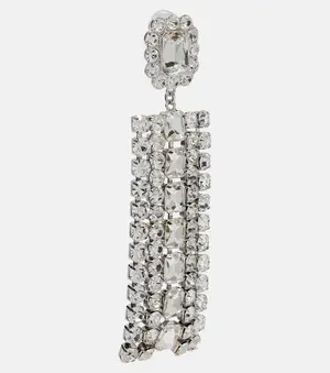 SELF-PORTRAIT Crystal-embellished Drop Earrings